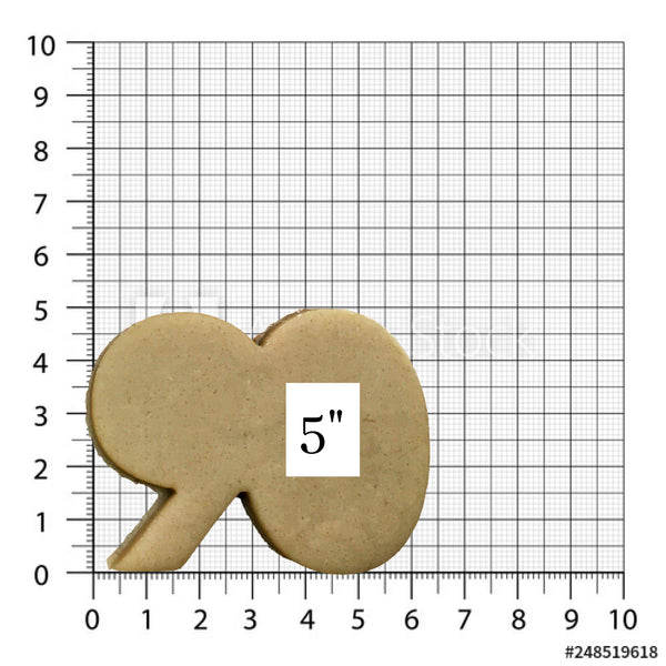 Number 90 Cookie Cutter/Dishwasher Safe | Sweet Prints Inc.