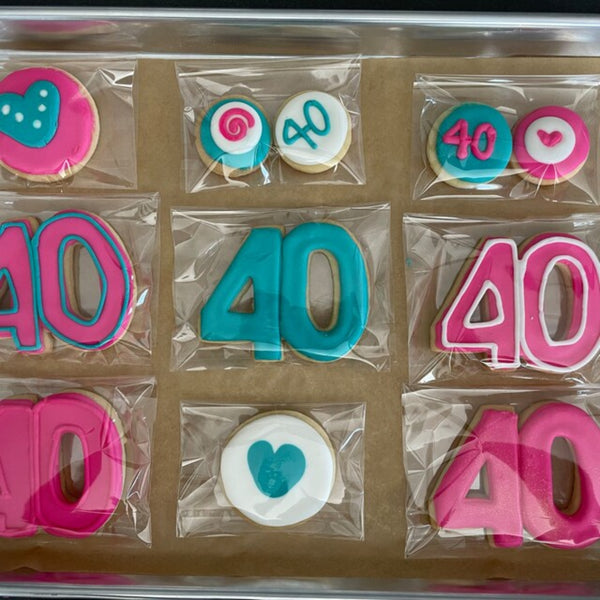 Number 40 Cookie Cutter/Dishwasher Safe | Sweet Prints Inc.