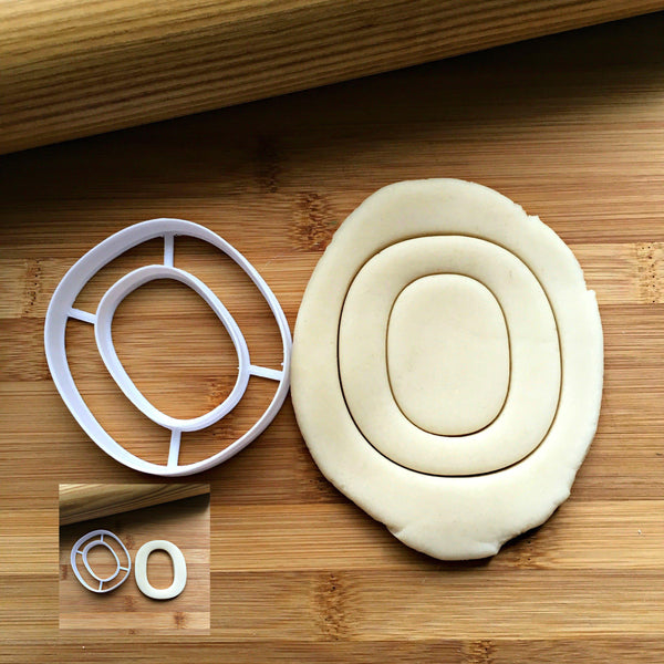 Letter O Cookie Cutter/Creates a Cutout of the Center/Dishwasher Safe ...