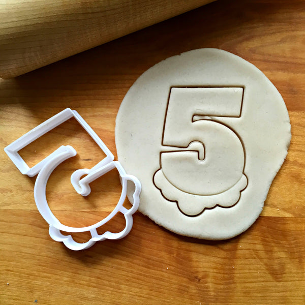 Bubble Number 5 Cookie Cutter/Dishwasher Safe | Sweet Prints Inc.