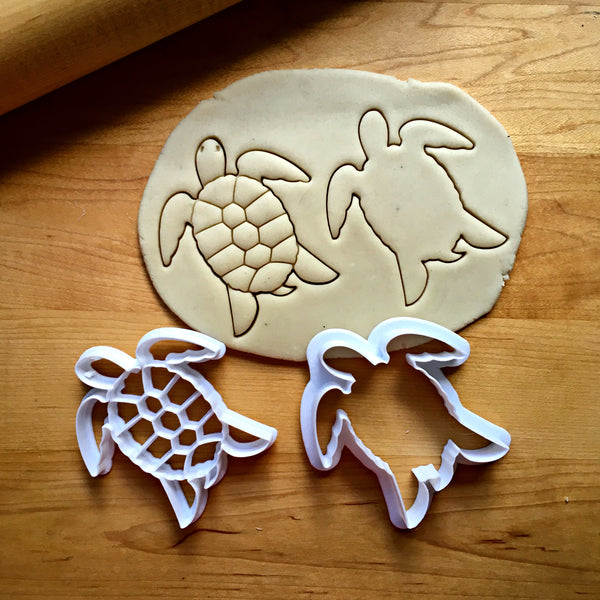 Set of 2 Sea Turtle Cookie Cutters/Dishwasher Safe | Sweet Prints Inc.